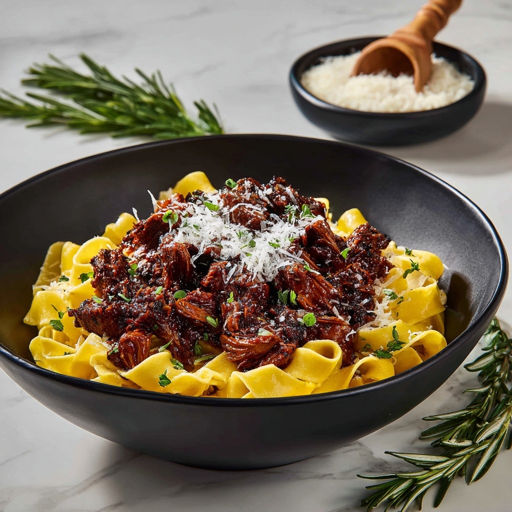 Short Rib Ragu with Pasta: Slow-Braised Tender Meat in Rich Tomato ...